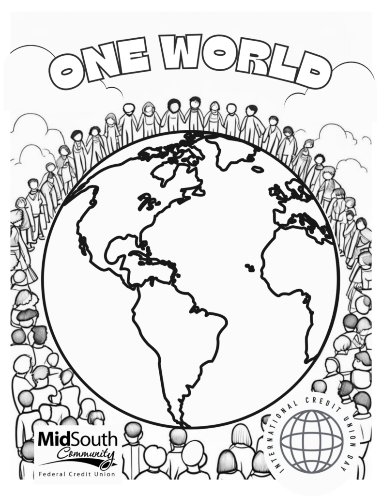 International Credit Union Day - Coloring Contest - MidSouth Community ...